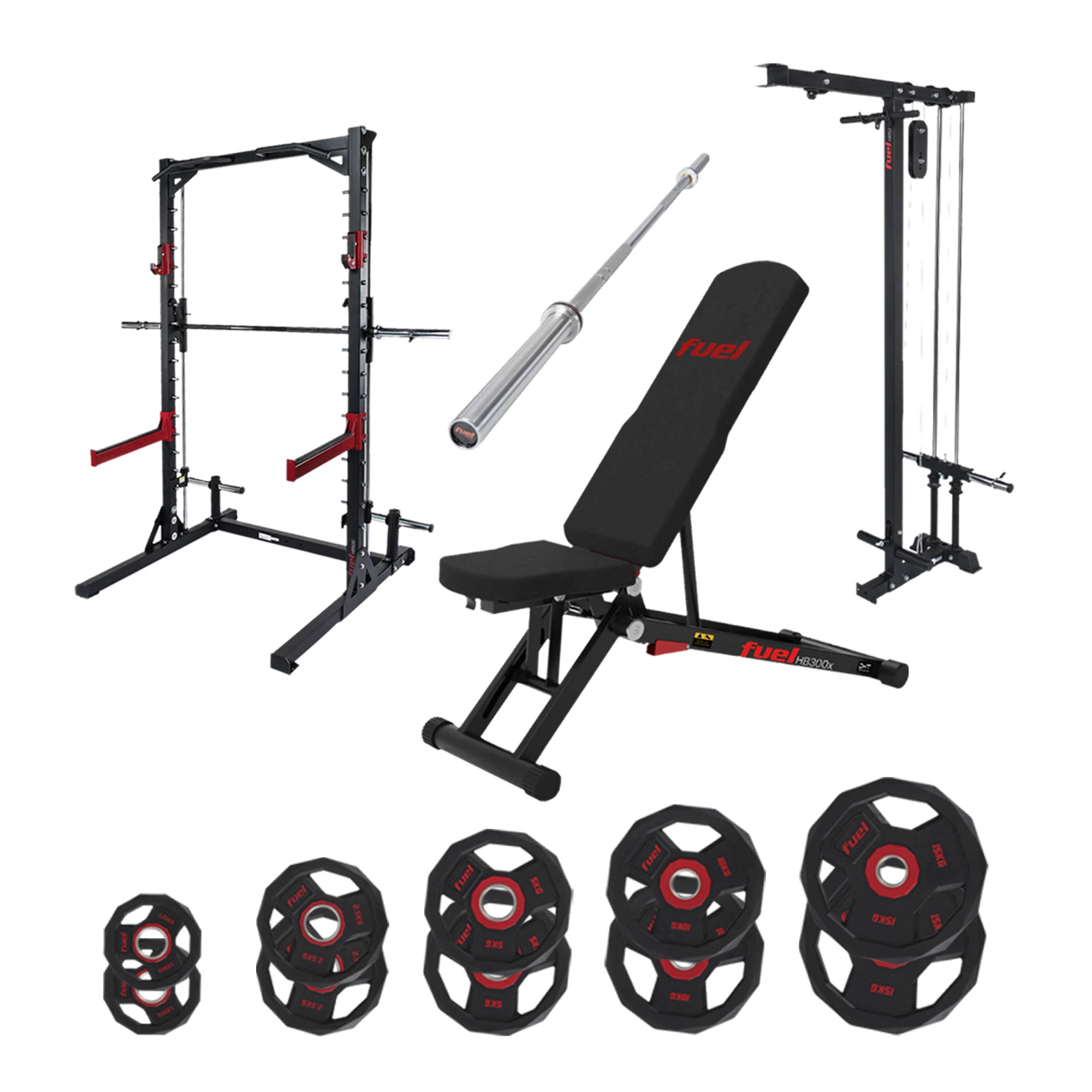 FUEL Fitness Multipresse HR500 Ultimate Pack – CARDIOFITNESS