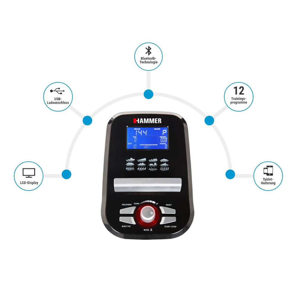 Hammer Ergometer Cardio XT6 BT günstig kaufen im CARDIOfitness Shop ...